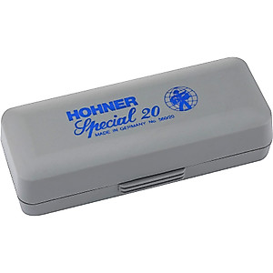 Hohner Special 20 Diatonic Harmonica, C-major - Professional, Responsive Reeds, Injection Molded Plastic Comb with Projecting Mouthpiece
