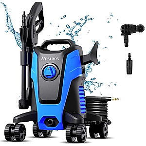 Electric Pressure Washer Homdox HD3000 Pressure Washer 1500W Power Washer High Pressure Cleaner Machine with Gimbaled Nozzle Foam Cannon,Best for Cleaning Homes, Cars, Driveways, Patios