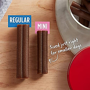 Milk-Bone Comfort Chews, Dog Treats with Unique Chewy Texture and Real Beef, 16 Chews