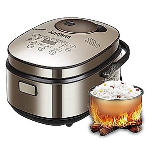 JOYDEEM AIRC-4001 Smart Induction Heating System Rice Cooker, 24-hours Pre-set Timer, 4 L 8 Cup Capicity