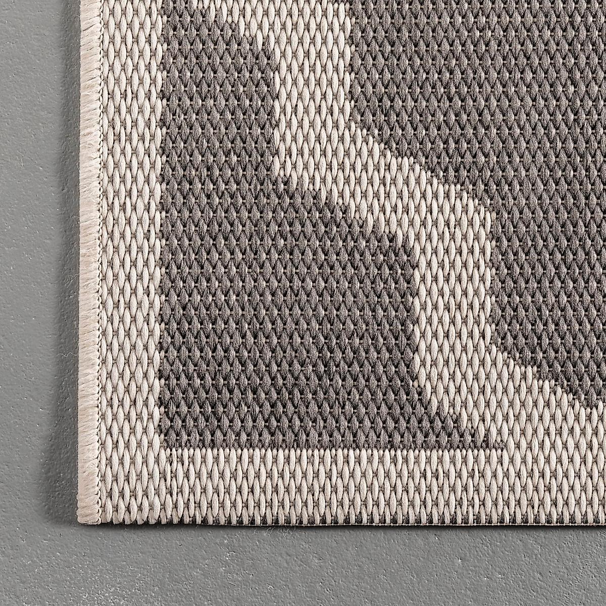 nuLOOM Gina Lattice Indoor/Outdoor Area Rug, 8x11, Gray