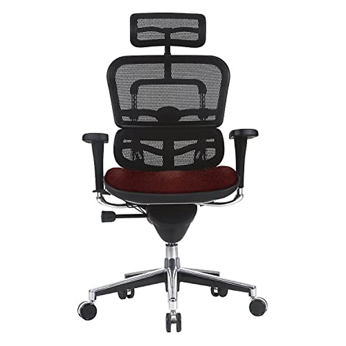 Tempur Pedic® Eurotech Ergo High Back-Mesh Executive Chair Burgundy