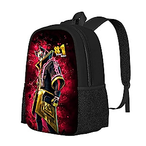 UNYDSVA Kids backpack for Boys and Girls, Fashion School backpack waterproof lightweight backpack with Bottle Side Bag Pockets C