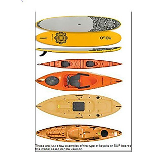 Lasso Kong Cable Kayak Lock fits Touring, Sit-On Top/Recreational and Fishing Kayaks