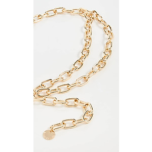 B-Low the Belt Women's Maisie Chain Belt, Gold, One Size