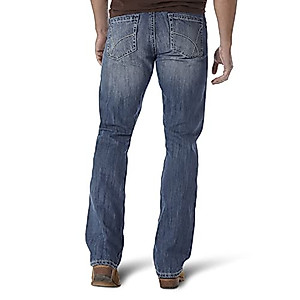 Wrangler mens 20x No. 42 Vintage Boot Cut jeans, Light Blue, 34W x 32L US