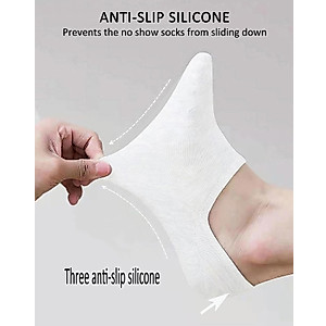 RICHBULL 20Pairs No Show Socks for Women & Men,Low Cut Socks Breathable Casual Socks Thin Sock No Slip