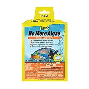 Tetra No More Algae Tablets, 8 tablets, Controls Algae in Aquariums
