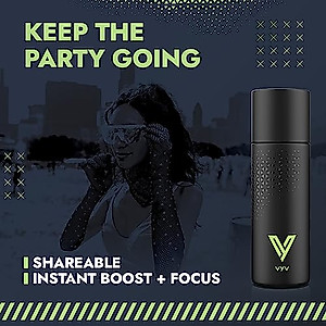 VYV Smelling Salts 2.0 Ammonia Inhalant | Stronger Formula, Enhanced Packaging | Daily Use, Instant Wake Up, Mental Reset, Focus | 100+ Uses, Squeezable, Mint Essential Oil | Weightlifters, Athletes