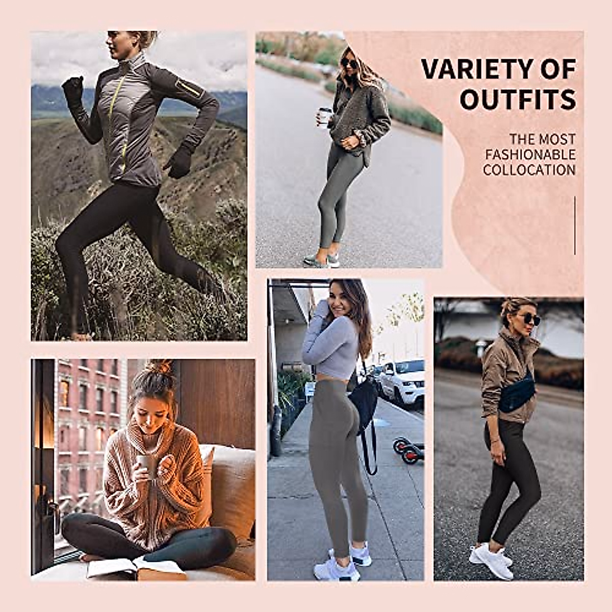 NexiEpoch Buttery Soft Leggings for Women - High Waisted Capri Tummy Control Yoga Pants for Workout, Running Reg & Plus Size