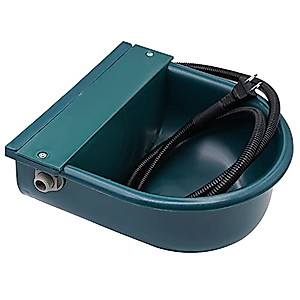 MINYULUA Automatic Heated Dog Water Bowl Large Capacity Livestock Waterer Outdoor Pet Thermal-Bowl Drinking Bowl for Dogs Horse Cattle Cow Goat Pig Animal