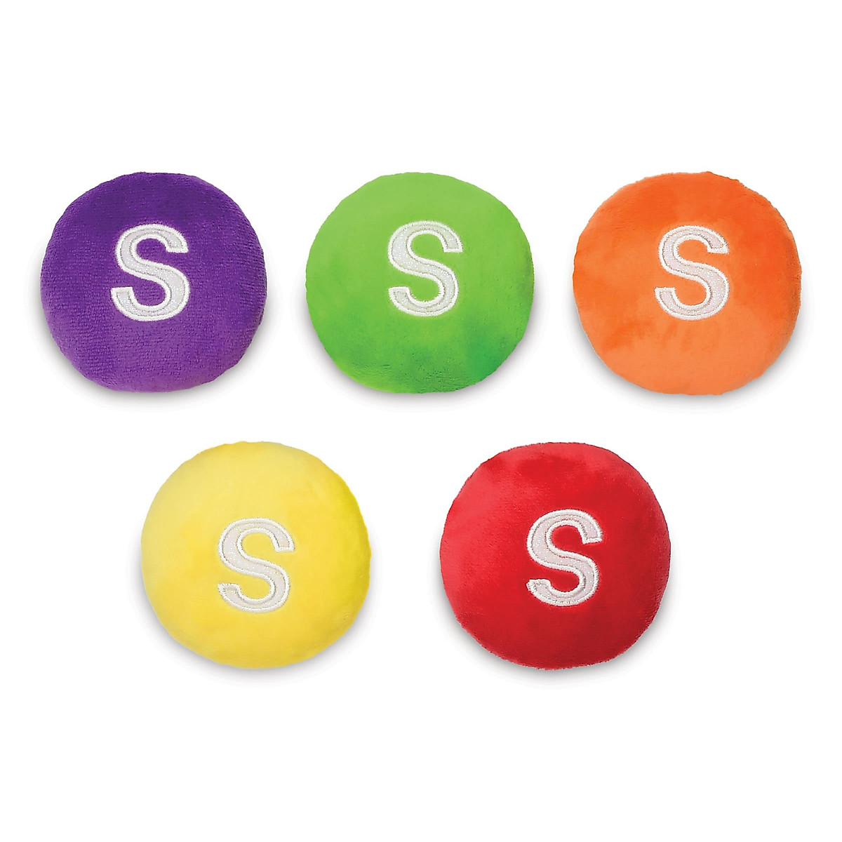 iscream Skittles Package 16" x 8.5" Pillow Set with Mini Skittles Candy Pillows