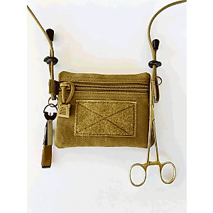River Canyon - Pouch Lanyard with Nippers - This Fly Fishing Lanyard has a Water-Resistant Zipper Pouch, Nippers are Also Included. There is a Loop to Hang Your hemostat. Two More Rings to Hang Tools