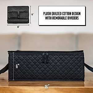 Mug Storage for Coffee and Tea Cups - 12 Pcs Mug Storage Box with Dividers - Multifunction China Storage Container for Dishes & Other Ceramicware by Farro