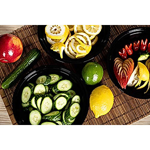 Meal Prep Container Reusable with Lids [25 Set- 24oz] Round Ideal-Lunch Container, Food Prep Containers, Food Storage Bento Box, Portion Control | Stackable | Microwave | Dishwasher | Freezer Safe.