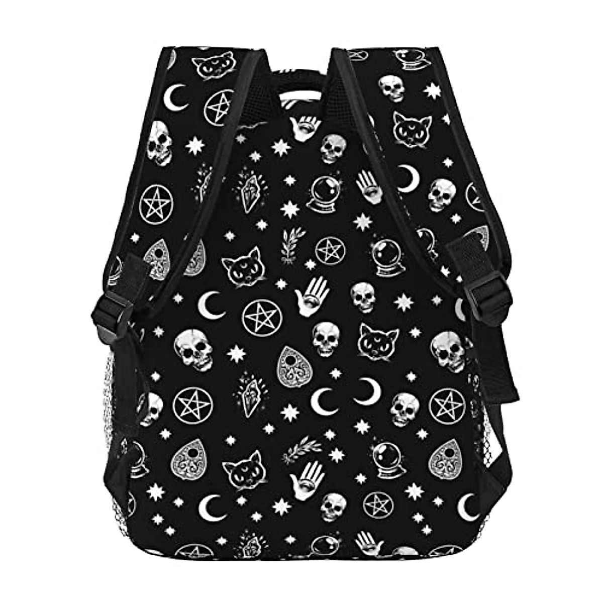 Gothic Skull Backpack for School Adults Teens Goth Laptop Backpacks Book Bags for College Travel for Boys Girls, Men Women