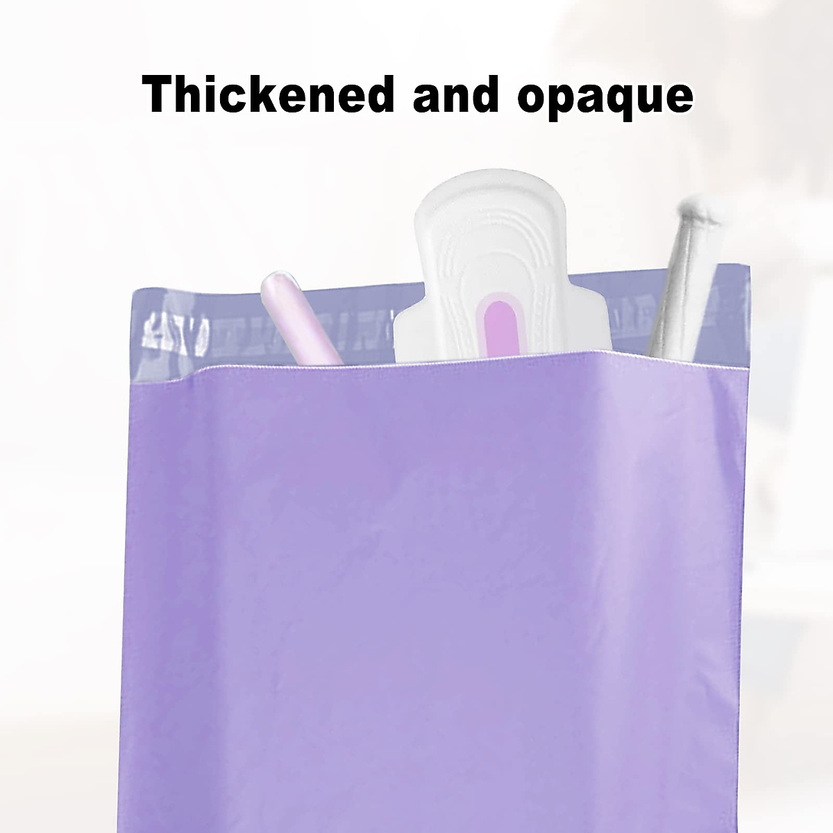 Hipruict Disposable Sanitary Bags，200 Pcs Purple Sanitary Napkin Disposal Bags, Self-sealing Seals, Women Sanitary Disposal Bags, Privacy Protection, Disposal Sanitary Napkins, Tampons