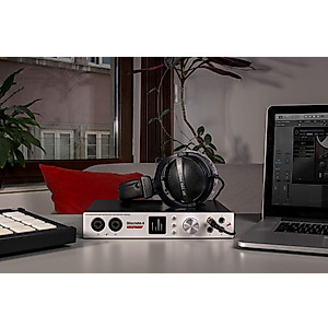 Antelope Audio Discrete 4 Synergy Core Desktop Audio Interface for Music Professionals - Thunderbolt & USB 4 Channel Microphone Preamp Recording, Streaming Studio Audio Interface w/37 FX Included
