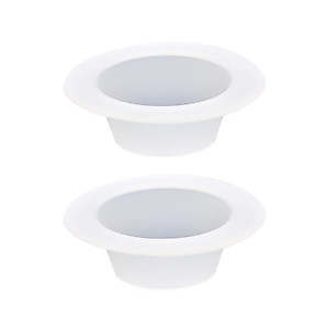 ASAWASA 2 Pcs Wax Warmer Silicone Liner, No Mess, No Scrape Way to Remove Scented Wax, Long Lasting ，Reusable,1.97 inch in bottom diameter Plug in Wax Warmer (Small and medium-size 2pcs) ﻿