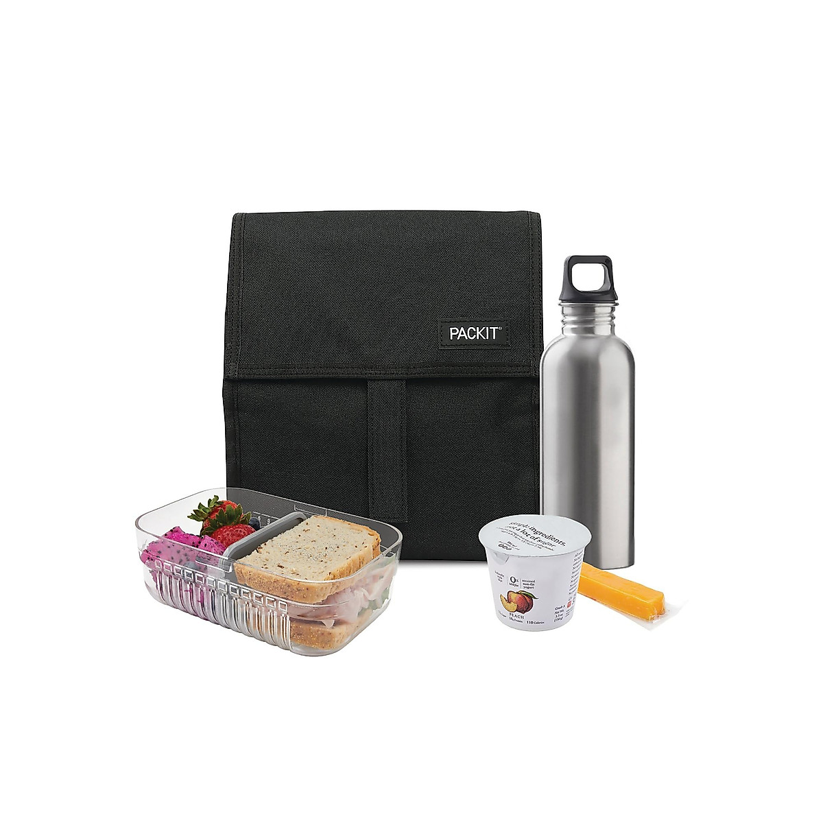PackIt® Freezable Lunch Bag, Black