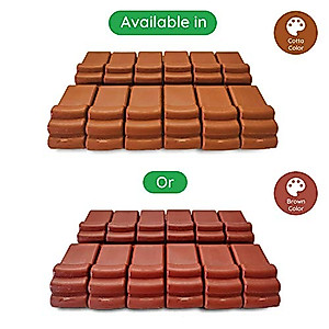 Powell Gardening (12pc Pack Plastic Pot Elevator - Plant/Flower Pot feet for Outdoor planters, Raises up to 4 Pots!! (Cotta Color NOT Ceramic)