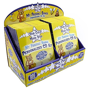 Friendly Songs Personalized Music Box CD Sings Your Child's Name
