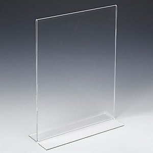 Displays2go Acrylic Frame 11 x 14 x 3-1/2-Inch for 11 x 14-Inch Images – Sold in Case Packs of 20 Units – Bottom And Side Loading