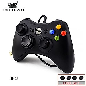 DATA FROG USB Wired Gamepad for Xbox 360 /Slim Controller for Steam Game