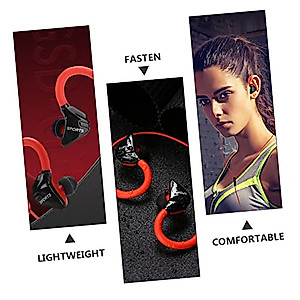 KOMBIUDA 3 Pairs Running Headphone Neck with Home Head Sports in Plug Buds Wired Over Microphone Cellphone in- Headphones Around Cell for Hook Sound Earphone Stereo