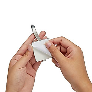 6 Pack Double Post Adhesive Wall Hooks, Heavy Duty Stainless Steel for Hanging Towel Coat Hat (3.6 in)