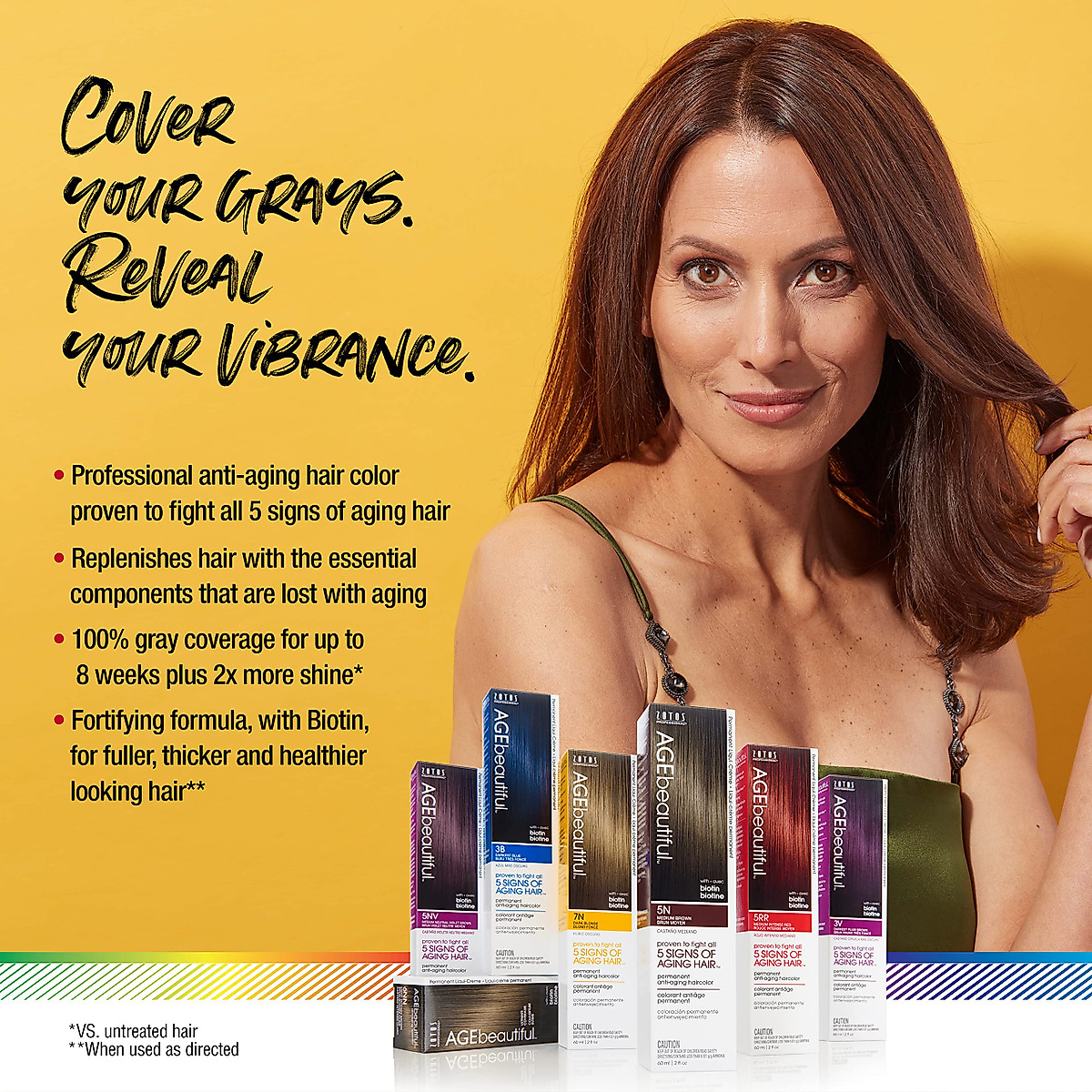 AGE beautiful Permanent Hair Color Dye Liqui Creme & Developer 20 Volume | 100% Gray Coverage | Anti-Aging | Biotin for Thicker, Fuller, Healthier Hair | 10G Very Light Golden Blonde