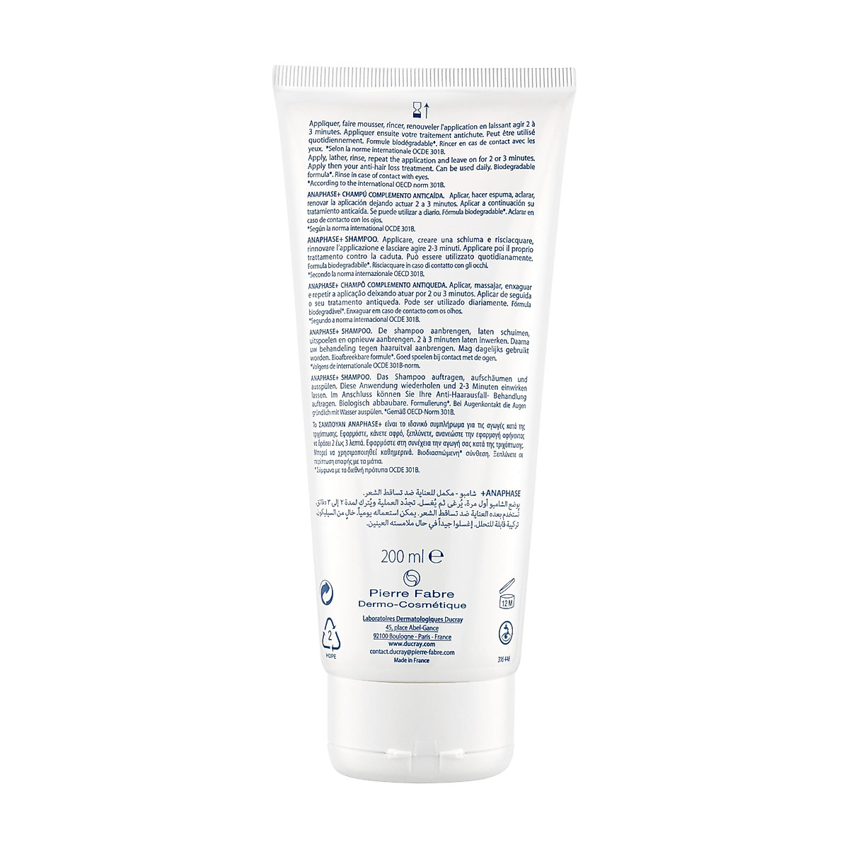 Ducray Anaphase Stimulating Cream Shampoo 200ml