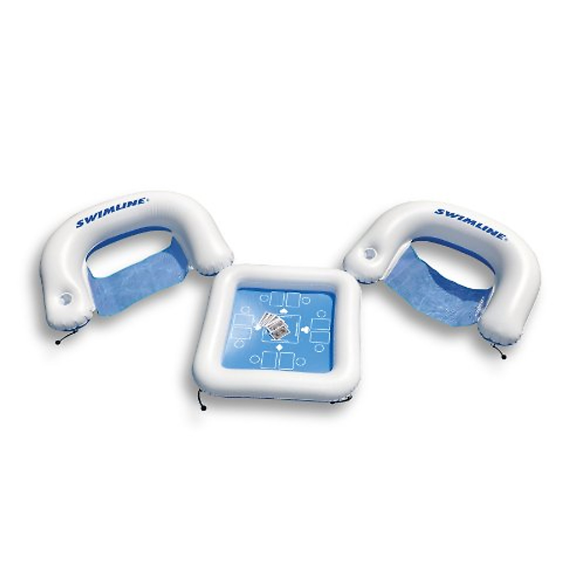 Swimline Game Station Set with Waterproof Playing Cards, white/blue (90675)