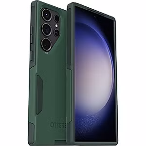 OtterBox Galaxy S23 Ultra Commuter Series Case - TREES COMPANY (Green), slim & tough, pocket-friendly, with port protection