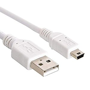 6FT Long USB Power Charger Cable for Texas Instruments ti-84 Plus CE Graphing Calculator/TI-84 Plus Graphing Calculator Charger (White)
