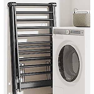 LHX Clothes Pole Bedroom Drying Quilt Home Indoor and Outdoor Aluminum Alloy ( Color : Silver )