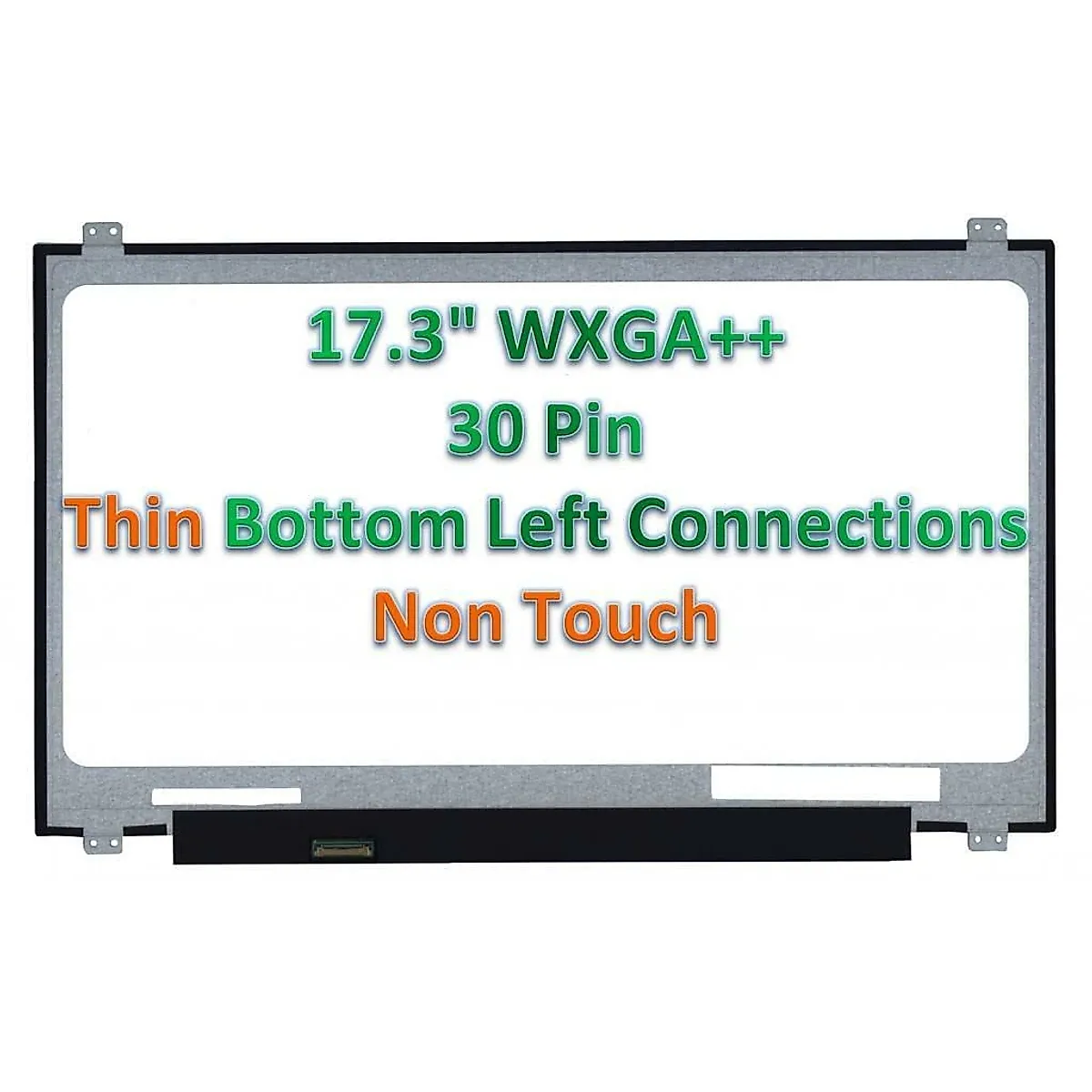 Daplinno 17.3" LCD Replacement for HP 17-BY2008DS 17-BY2009DS 17-BY2010DS 17-BY2012DS LCD Screen Display 60Hz 30 pins Panel HD+ (1600×900) (Only for Non Touch Version)