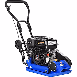 BILT HARD Plate Compactor Rammer, 6.5HP 196cc Gas Engine 5500 VPM 2500 lbs Compaction Force, 21 x 14.5 inch Plate, Ground Compactors for Paving Landscaping Sidewalk Patio, EPA Compliant