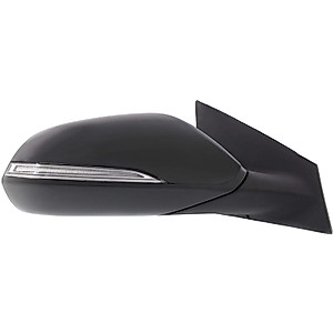 Kool Vue Driver & Passenger Side Power Heated Mirrors for Hyundai Sonata 2015-2017 With Signal Light; Without Blind Spot Monitor & Memory Paintable