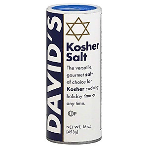 David's Kosher Salt Canister 16.0 Oz(Pack of 3)3
