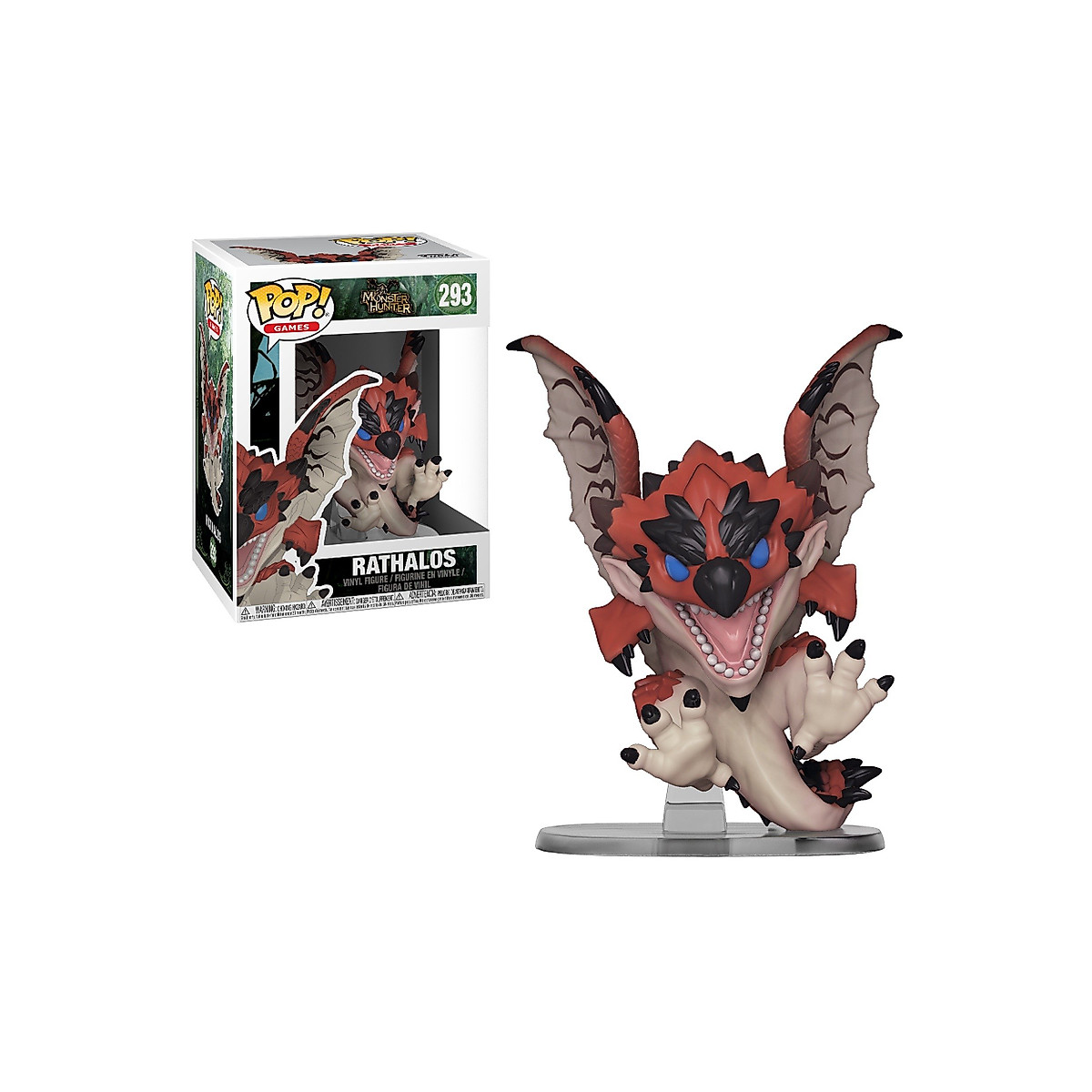 Funko Pop! Games: Monster Hunter - Rathalos Collectible Figure