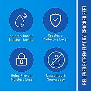 O'Keeffe's for Healthy Feet Foot Cream, Guaranteed Relief for Extremely Dry, Cracked Feet, Instantly Boosts Moisture Levels, 3.2 Ounce Jar, (Pack of 1)