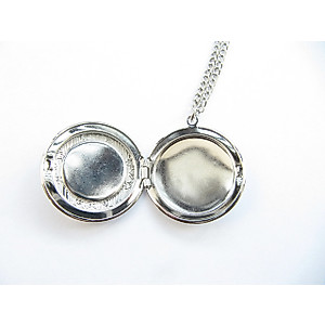 Cat and Moon Locket Necklace - Moon Cat Charm - Cat Locket- Cat Lovers Gift - Moon Locket - Cat Sitting on The Moon - Cute Jewellery