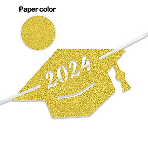 Gold Glitter It's Giving PHD Banner, You PHDid It/PHinally Done/Class of 2025, 2025 PHD Graduation Party Decorations Supplies
