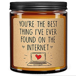 Gifts for Boyfriend, Girlfriend, Husband, Wife - Boyfriend Gifts, Girlfriend Gifts, Couples Gifts - Anniversary Birthday Gifts for Women, Men - Romantic Gifts for Him, Her - I Love You Scented Candle
