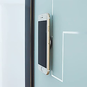 AICEL Magnetic Sticky Car Phone Mount, Strong Magnet Cell Phone Holder for Dashboard, Adhesive Stick on Table Wall Mount, Auto Interior Accessories Universal for iPhone, Samsung, Smartphones