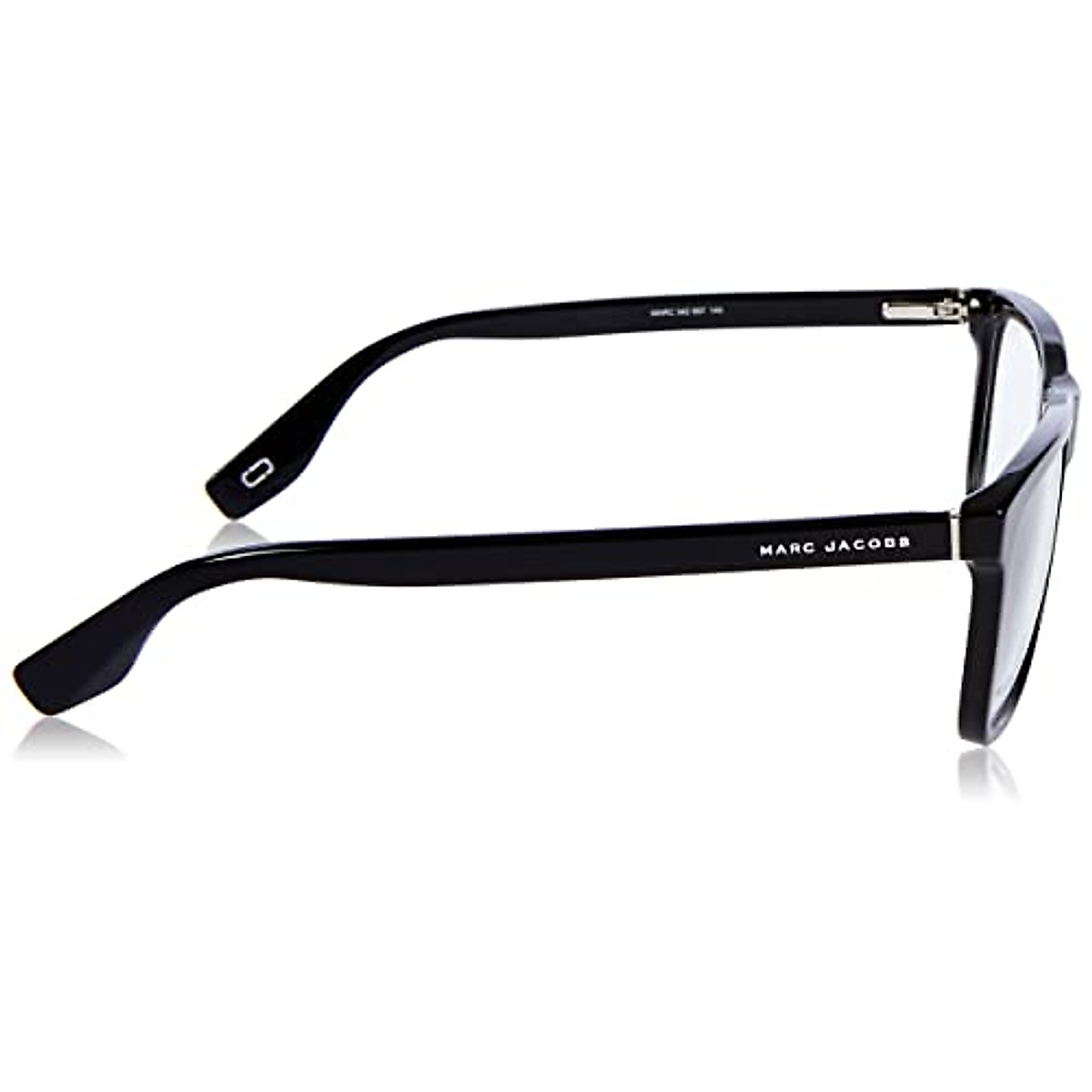 Marc Jacobs Marc 342 807 Black Plastic Rectangle Eyeglasses 55mm