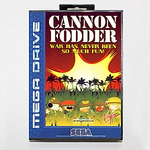 Spire Cannon fodder 16 bit SEGA MD Game Card With Retail Box For Sega Mega Drive For Genesis