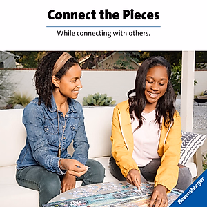 Ravensburger Cozy Backyard Bliss - 750 Piece Large Format Jigsaw Puzzle for Adults & Kids | Unique Softclick Technology | Vibrant, Glare-Free Design | FSC-Certified Materials