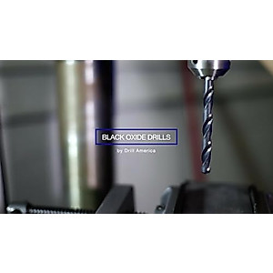 Drill America - DWDLH1/16P12 1/16" High Speed Steel Left Hand Drill Bit (Pack of 12), DWDLH Series